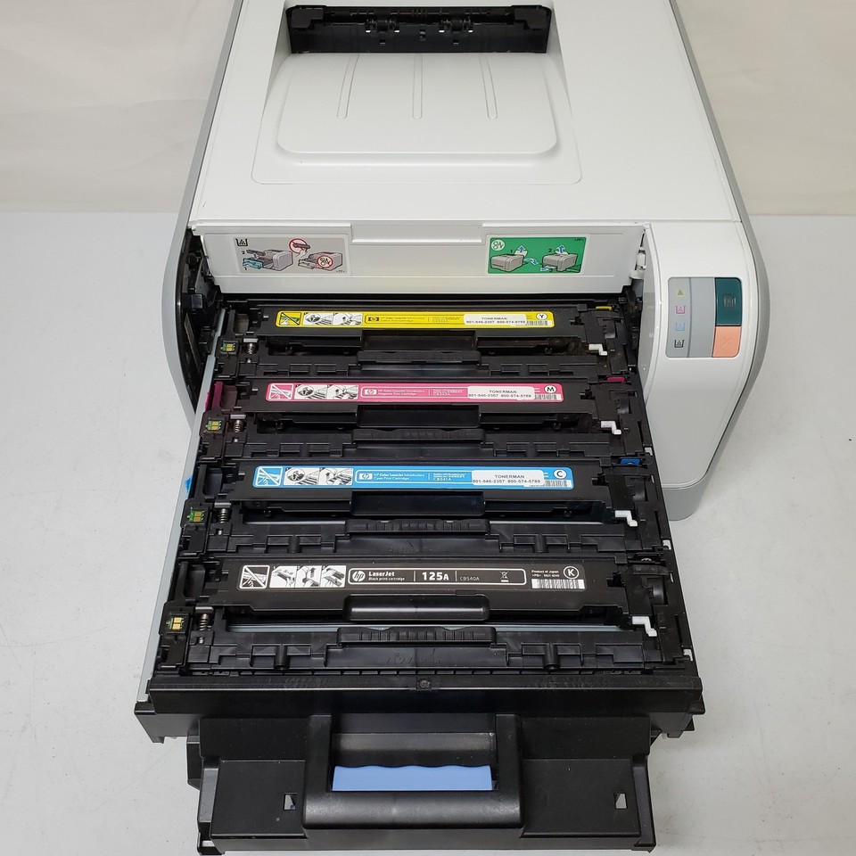HP Color LaserJet CP1215 Printer 2.5K Page Count LOW USE W/Toner USB | eBay