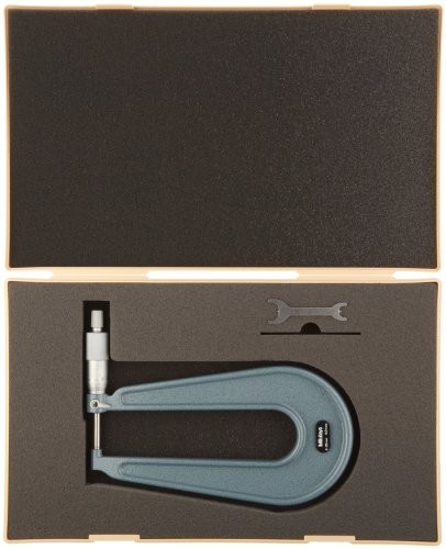mitutoyo U-shaped steel plate micrometer PMU100-25 118-101 0-25mm Range ...