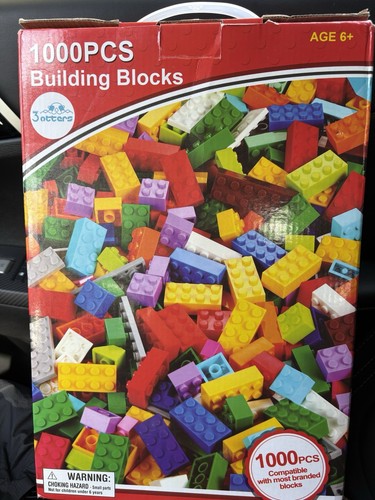 NEW 1000 Piece Building Bricks Blocks Build Construction Toy Compatible ...