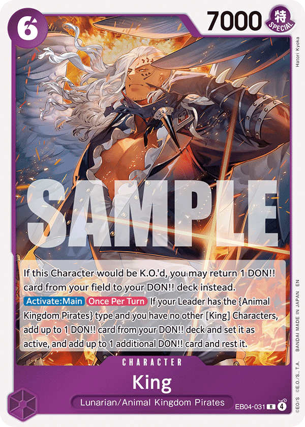 One Piece (OP) - King EB04-031 - (English) | eBay Australia