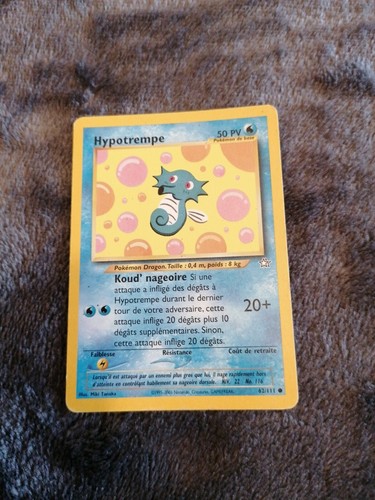 Carte Pokemon Version FR - 50pv hypotrempe | eBay