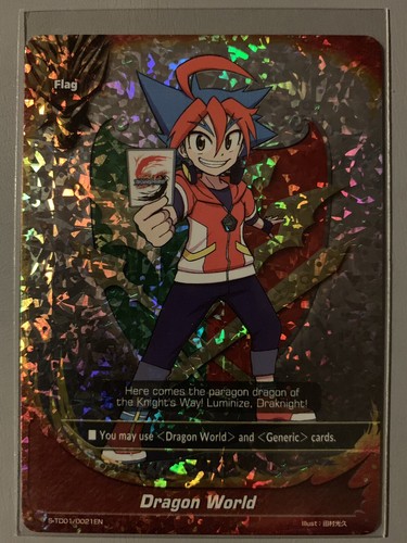 FUTURE CARD BUDDYFIGHT DRAGON WORLD FLAG YUGA MIKADO S-TD01/0021EN ...