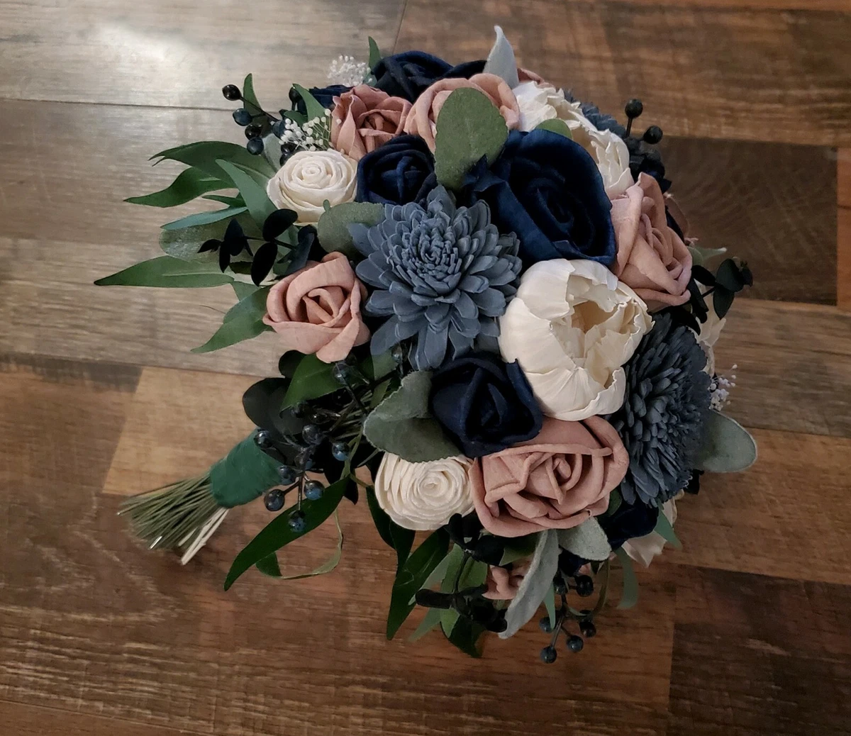 Navy Blue Flowers For Weddings