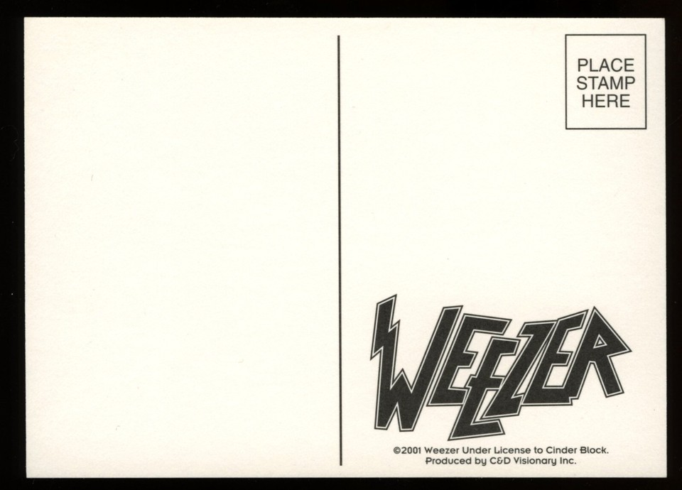 Weezer Popular Rock Music Band Postcard | eBay