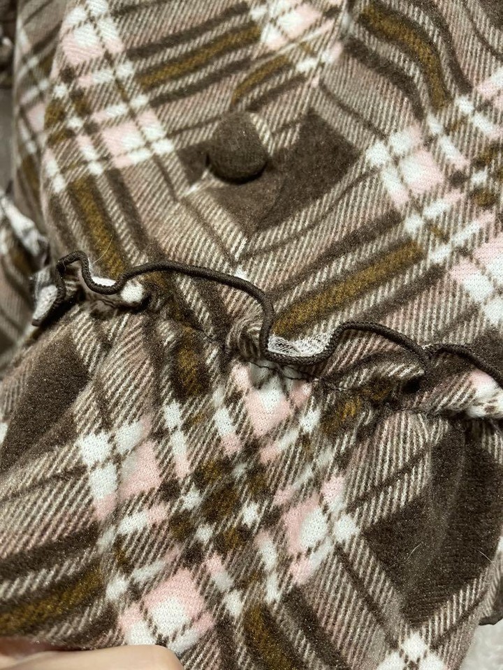 Liz Lisa One Piece With Tags. Brown Check Autumn Winter free shipping ...