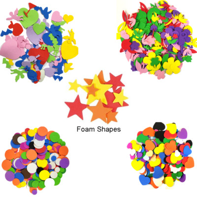 Clearance Funky Foam Shapes in Different Design With Assorted Color ...