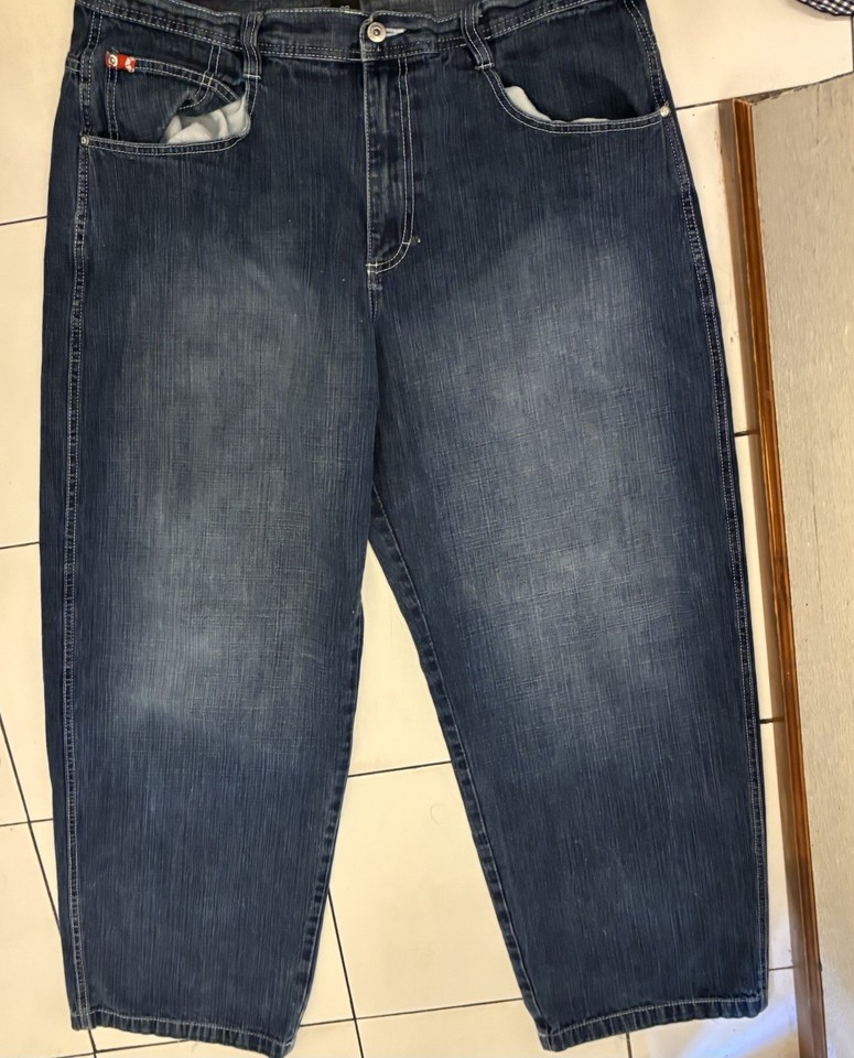 Baggy Y2K Grunge Emo Southpole Jeans Blue Red Tab Vintage Rare 2000s ...