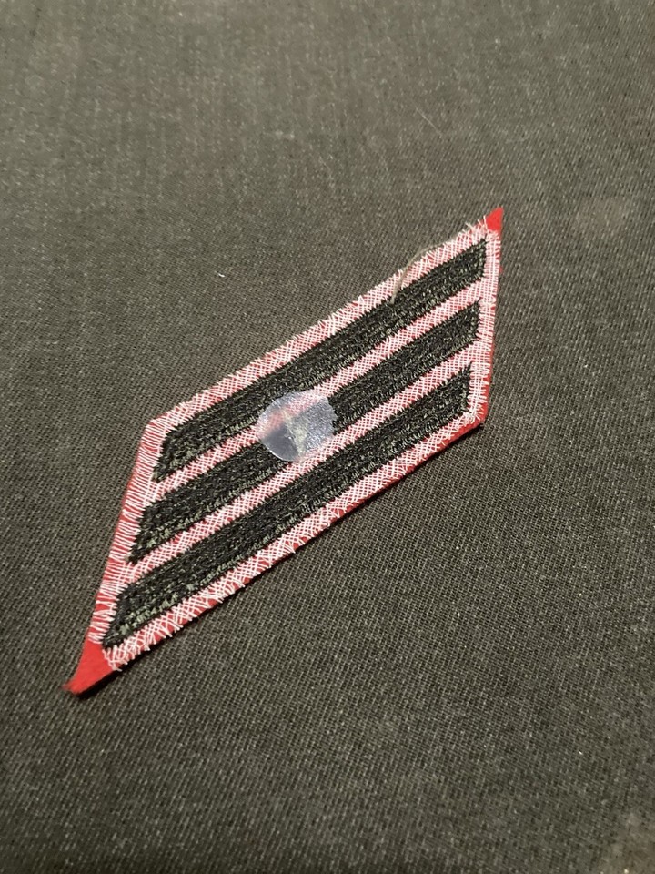 WW2 USMC 12 year female service stripes forrest embr on CE wool right ...