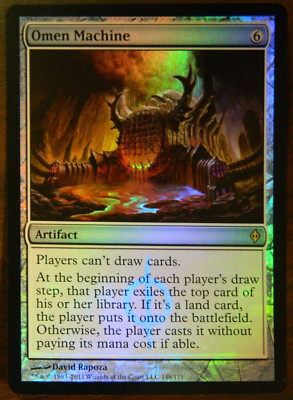 mtg magic omen machine new phyrexia FOIL ENGLISH Machine à présages la ...