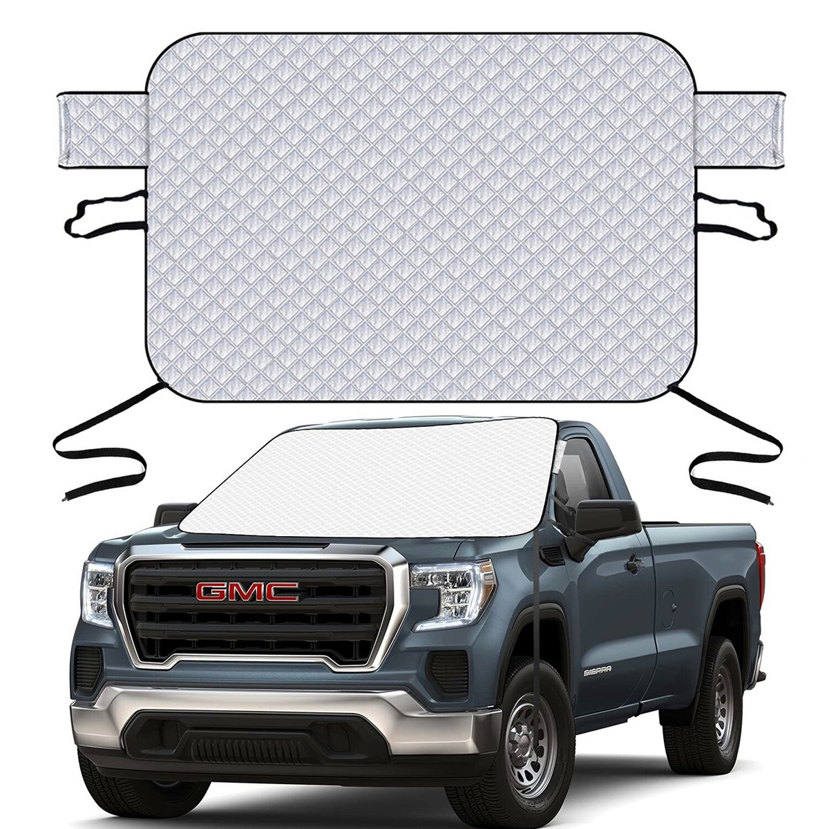Car Windshield Sun Shade GMC Sierra 1500 Windshield Snow Cover - 8 ...