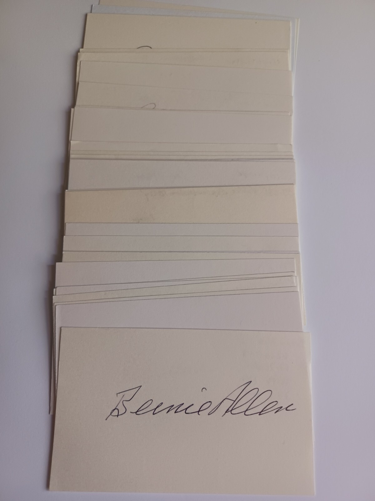 New York Yankees Lot of (36) Signed Index Cards - All Different | eBay