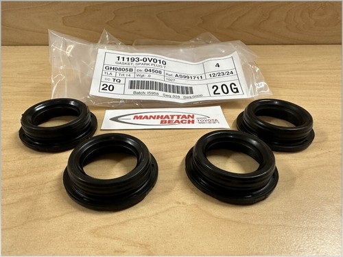 GENUINE TOYOTA 2.5L 2.7L SPARK PLUG TUBE SEALS SET OF 4, 11193-0V010 ...