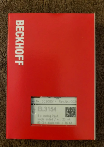 1PC BECKHOFF EL3154 EL 3154 Module PLC New In Box Expedited Shipping ...