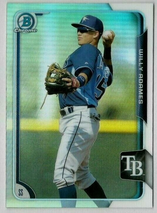 WILLY ADAMES 2015 BOWMAN CHROME ROOKIE PROSPECT CARD #105 | eBay