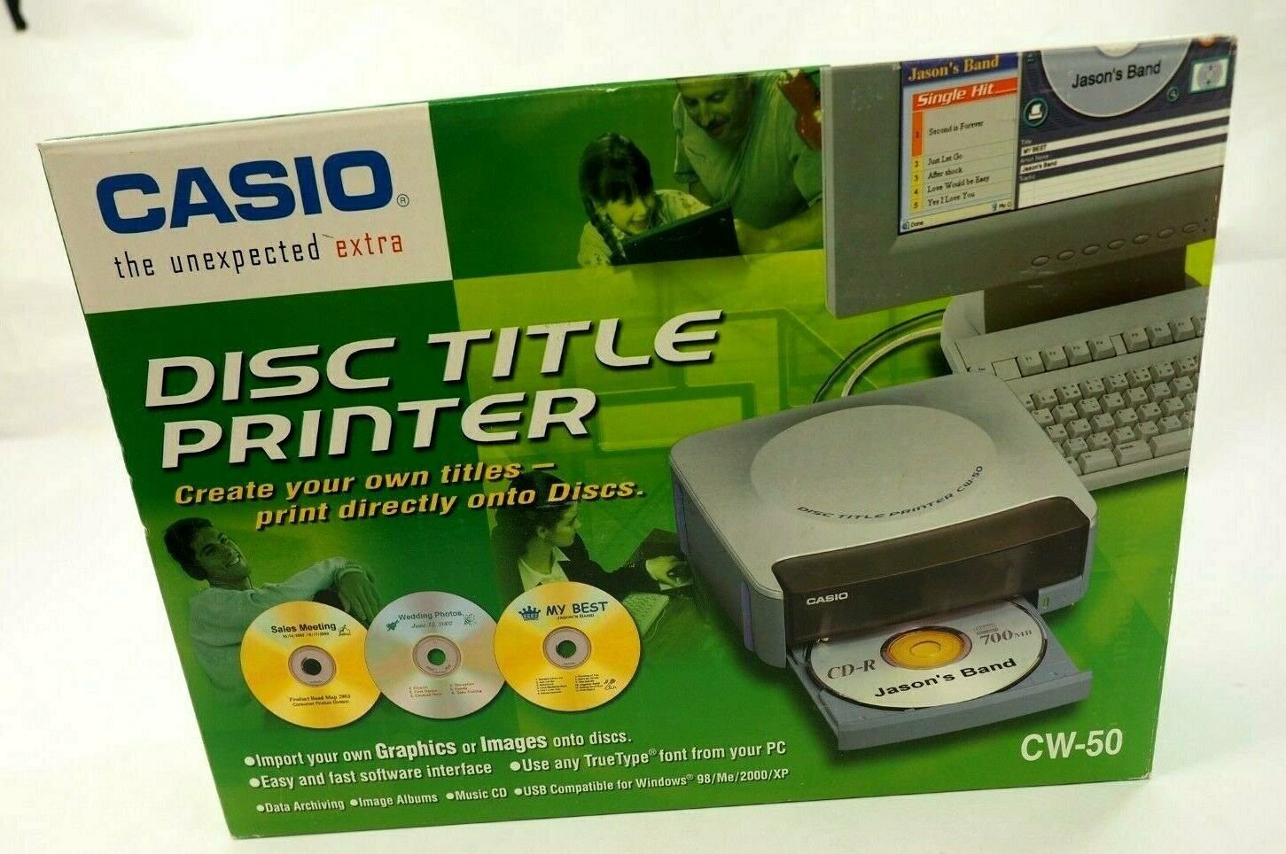 Casio Disc Title Printer CW-50 New in Box 79767139438 | eBay