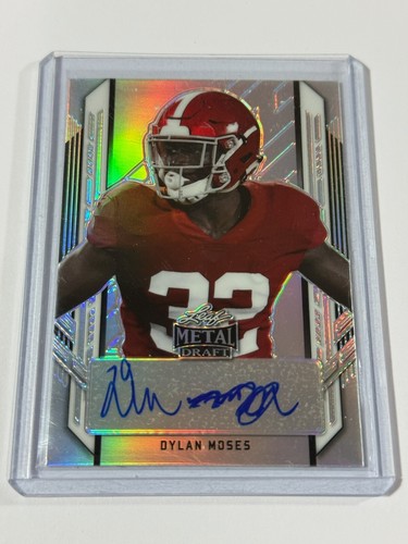 2021 Leaf Metal Draft Portrait Auto /99 Dylan Moses #PA-DM1 Rookie Auto ...