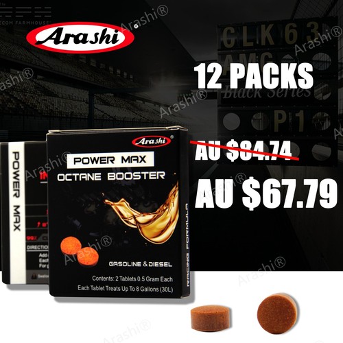 Arashi PowerMax Octane Booster Fit Gasoline Fuel Additive Cleaner ...