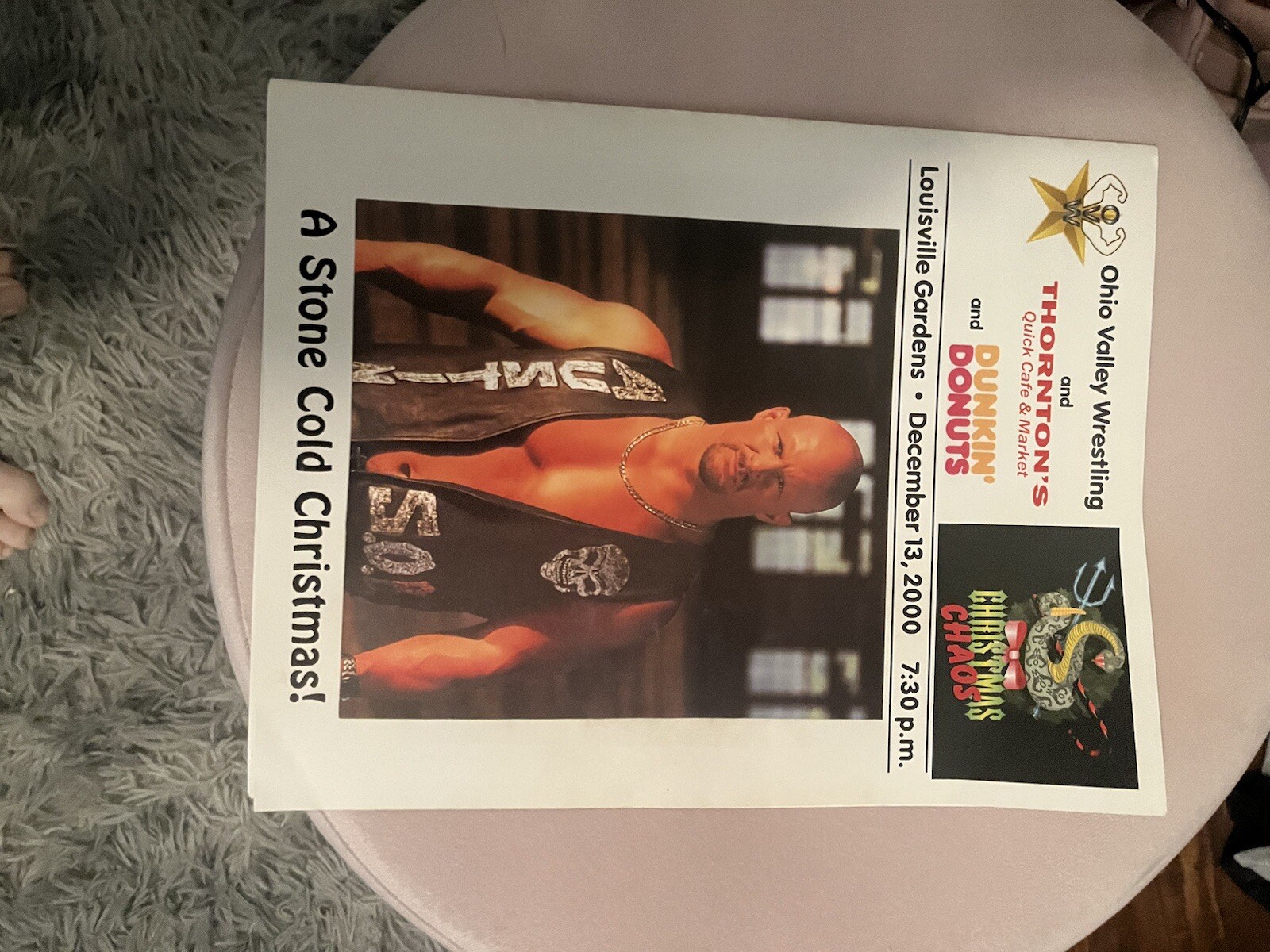 Rare OVW Wrestling Program Signed Chris Benoit Kane Hardy Boyz Lita Big ...