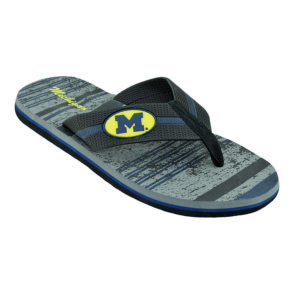 Flip-flops and sandals for the Michigan Wolverines Fans. Men's and ...