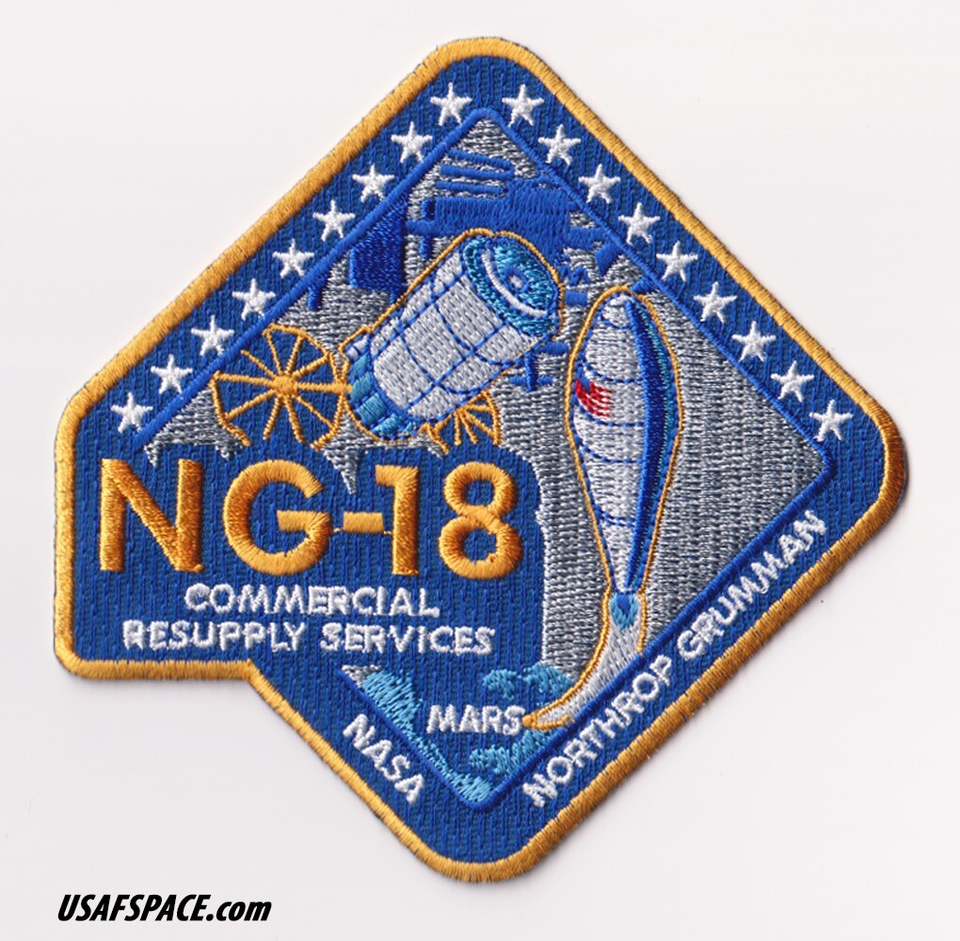 Authentic CYGNUS NG-18 NORTHROP GRUMMAN NASA ISS RESUPLY SERVICES ...