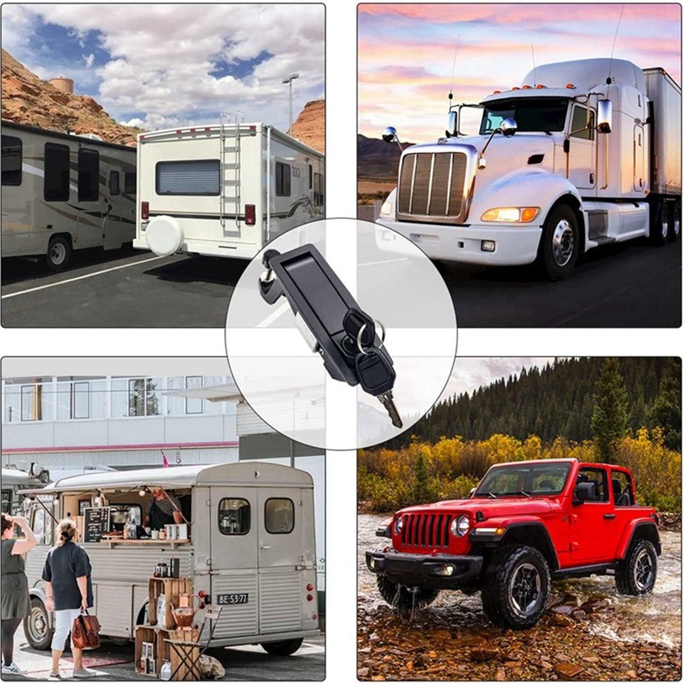 4X(10PCS Adjustable Lever Hand Lock Latches Thickness:1-5mm for Marine ...