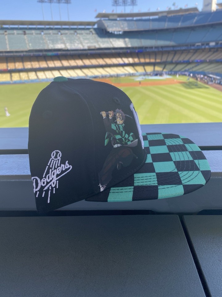 LA Dodgers Demon Slayer x Dodger Collab Hat 07 15 2025 Stadium Giveaway ...