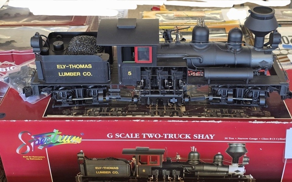 NEW IN BOX Bachmann Spectrum G Scale Truck Shay UNLETTERED 81197 36 TON ...