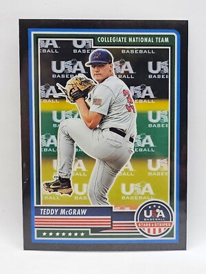 2023 Panini Stars & Stripes USA Baseball #75 Team Logo Prizm /50 ...