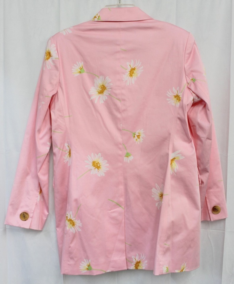 Parisian Signature Womens Pink Daisy Floral M Medium New w/ Tags Cotton ...