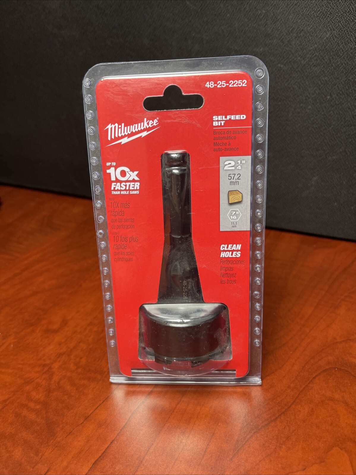 Milwaukee 48-25-2252 Selfeed Bit 2-1/4 in. (9424) New | eBay
