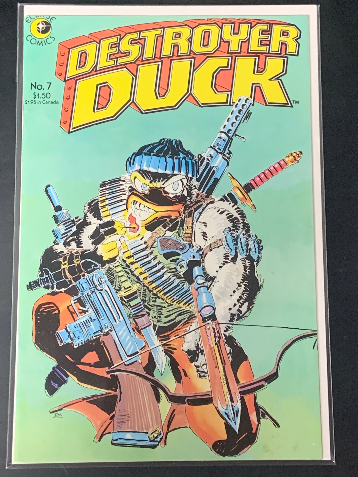 Destroyer Duck 7 Eclipse Comics 1984 Scarce Final Issue Frank Miller ...