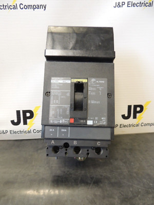 SQUARE D HJA36020 20 amp 600 volt PowerPact HG I line 65k Circuit ...