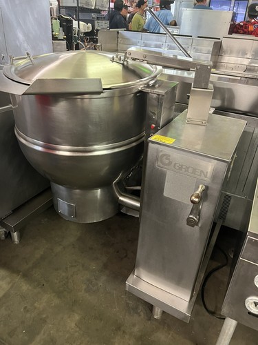 Used Groen 40 Gallon Gas Tilt Kettle DH/1-40 Steam Jacketed | eBay