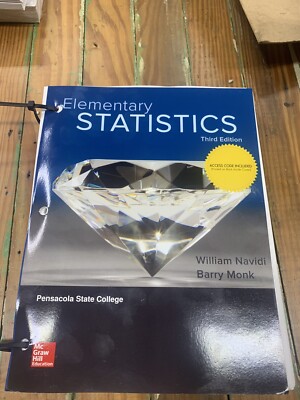 Elementary Statistics by Barry Monk and William Navidi...with code ...
