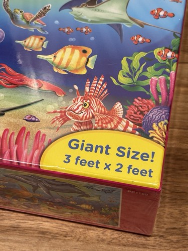 Floor Puzzle NEW 48 Pcs Giant Size Ocean Animals by Lakeshore SEALED ...