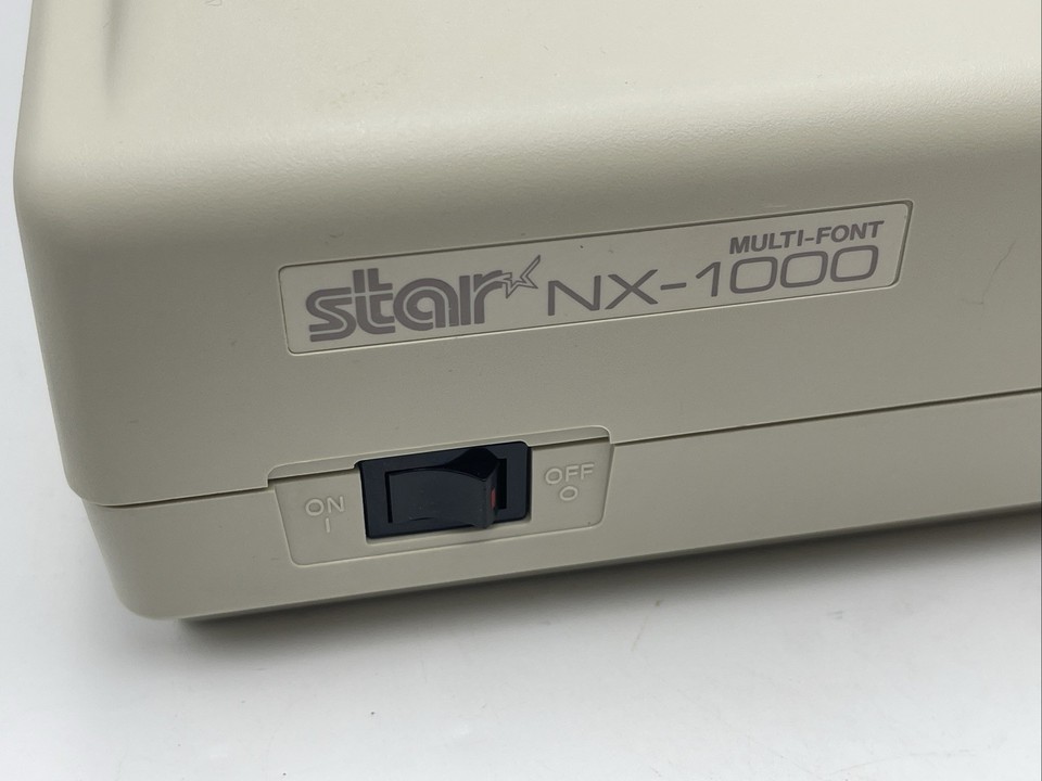 Star NX-1000 Multi-Font Dot Matrix Printer For Commodore 64/128/Colt ...