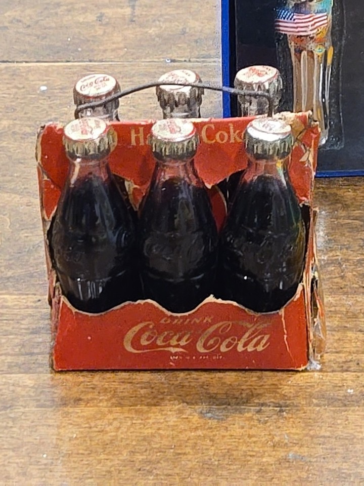 Assorted Lot Of Vintage Mini Coca-Cola Bottles With Crates | eBay