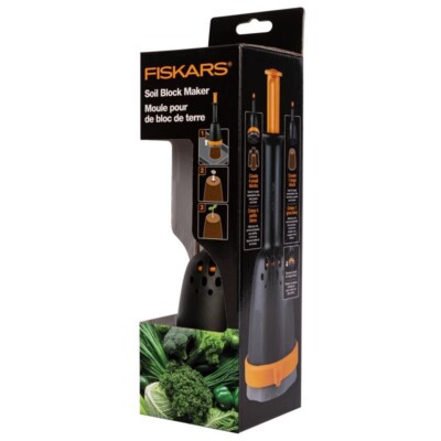 FISKARS Soil Block Maker Eco-Friendly Healthier Seedlings Starter ...