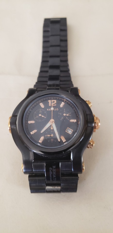 Renato Collezioni chronograph Men's Watch quartz | eBay