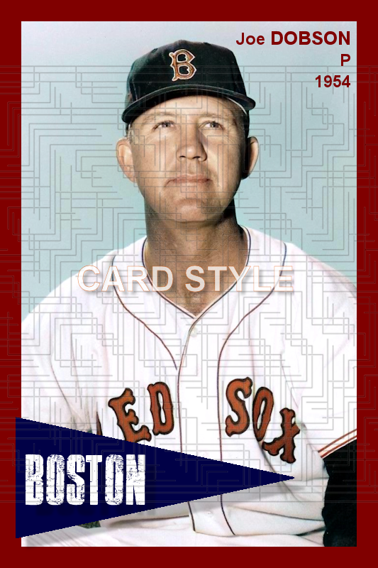 Joe Dobson - 1954 Boston Red Sox - choose a size - colorized print | eBay