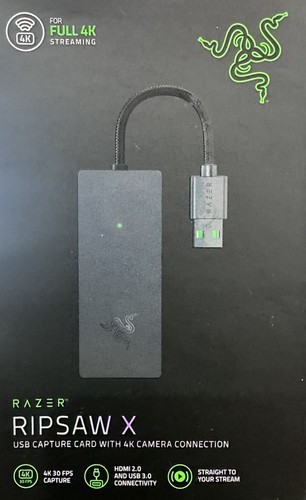 Razer Ripsaw X USB Capture Card with Camera Connection for Full 4K ...