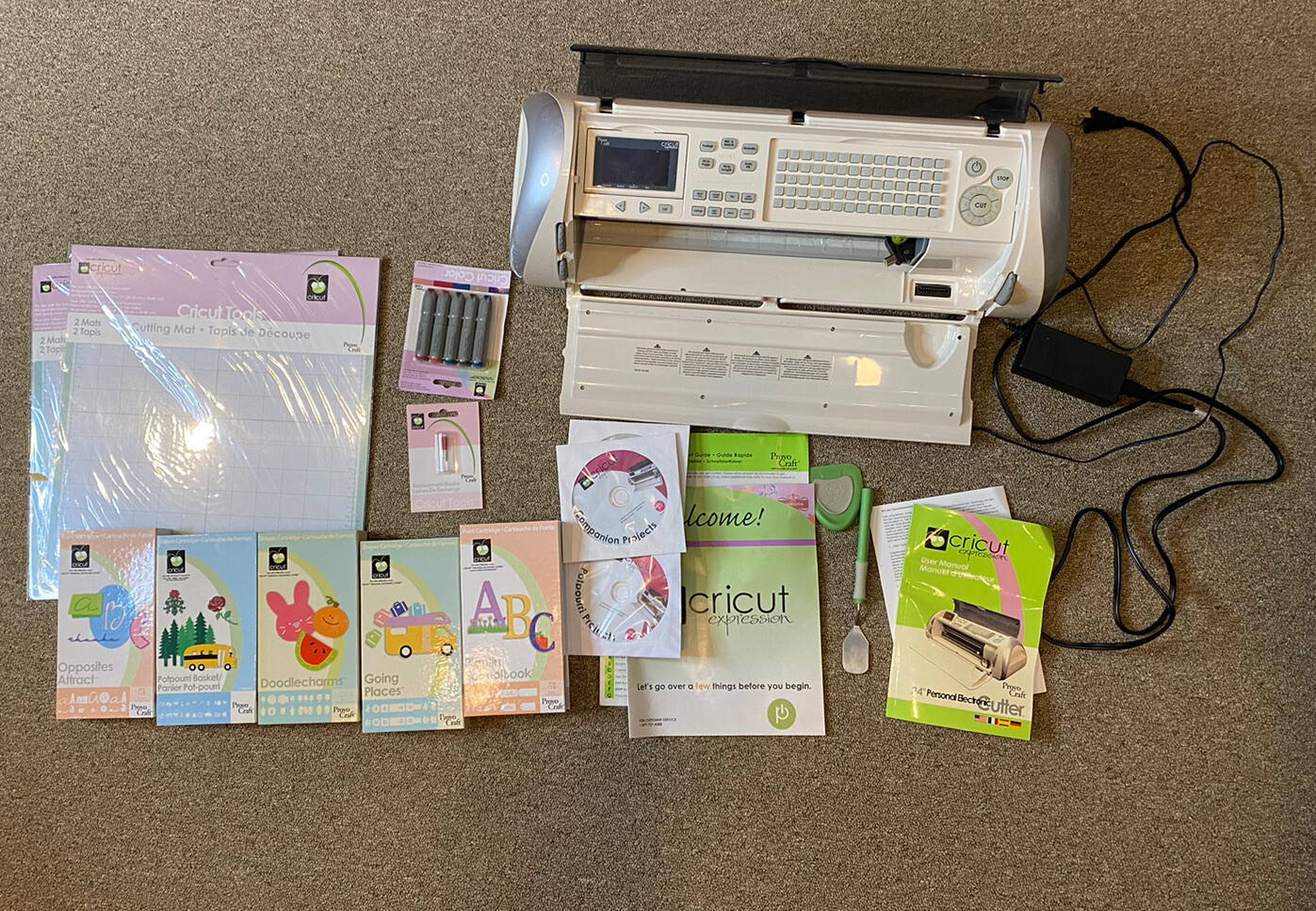 Cricut Expression Provo Craft 24" Personal Electronic Cutter Machine ...