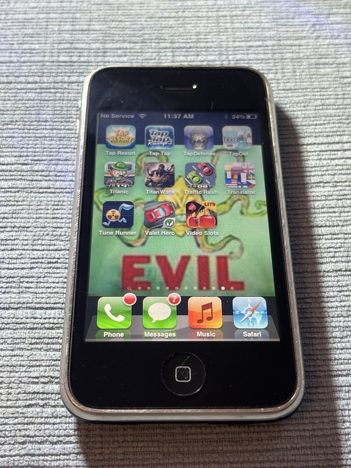 Apple iPhone 3GS - 32GB - (Unlocked) **RARE IOS 5.1** Old Games/Apps | eBay