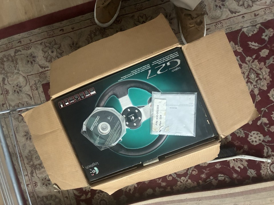 Logitech G27 Racing Steering Wheel With Pedals & Gear Shifter | eBay UK