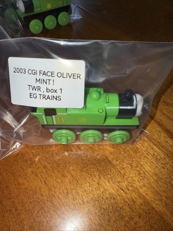 OLIVER ! THOMAS FRIENDS WOODEN RAILWAY TRAIN 2003 CGI FACE #11 GWR MINT ...