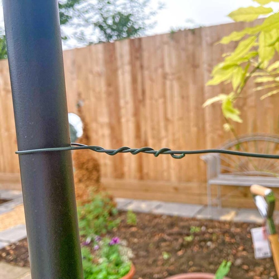 PVC Straining Wire | Green | 100m x 3.1mm | Tensioning Fence Line Wire ...