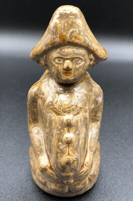 Antique Ceramic Toby Money Bank Rockingham Drip Glazed Stoneware ...