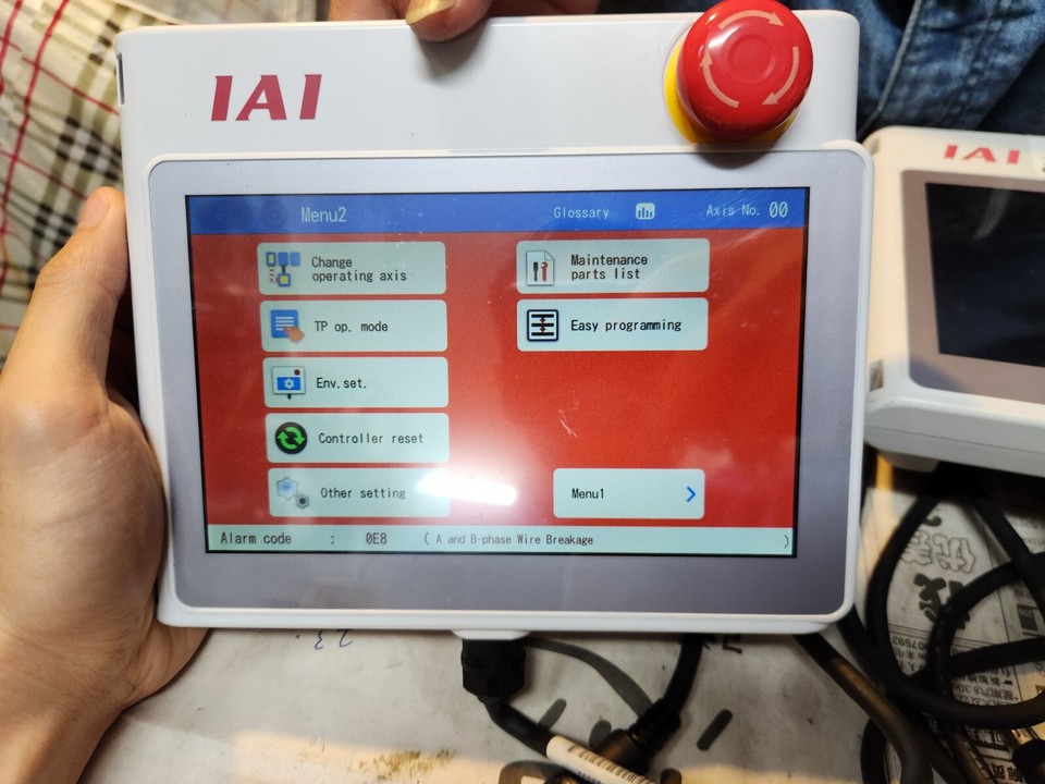 IAI TB-02-C-SWR TEACHING PANEL WITH Wire 24vdc 0.15a FedEx Shipping | eBay
