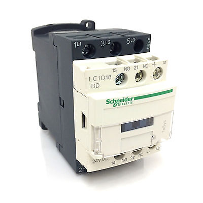 Contactor LC1D18BD Schneider 24VDC 5.5kW 035477 LC1D18-BD | eBay