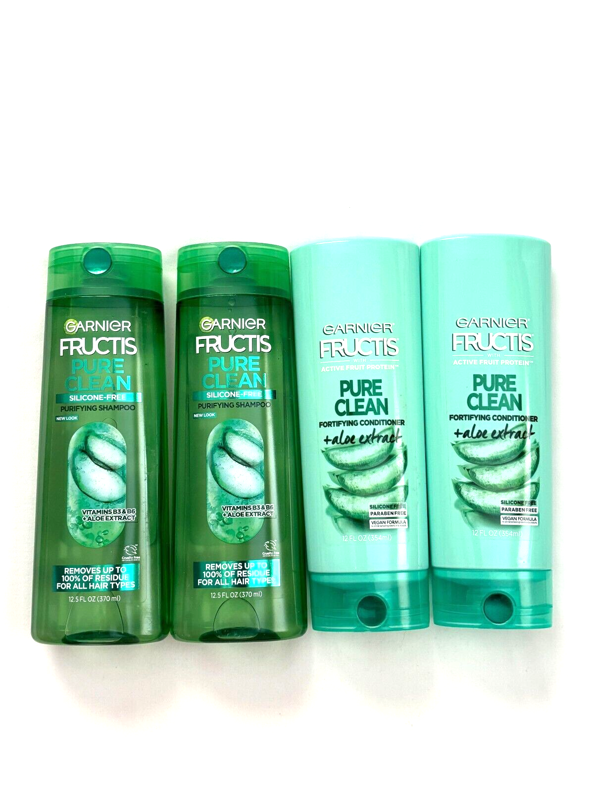Garnier Fructis Pure Clean Hydrating Shampoo & Purifying Conditioner (2 ...